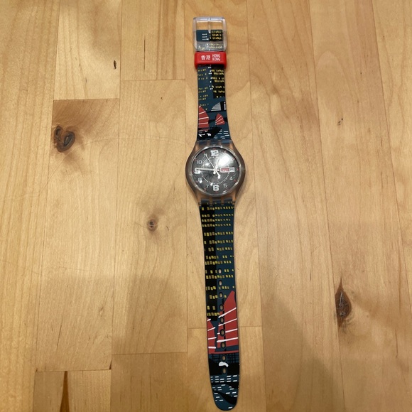 Swatch | Accessories | Swatch Limited Edition Hong Kong Skyline Watch ...